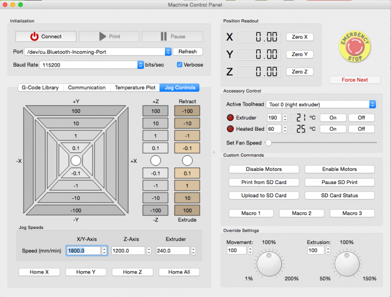 XYZprinting da Vinci 1.0 | Simplify3D Software
